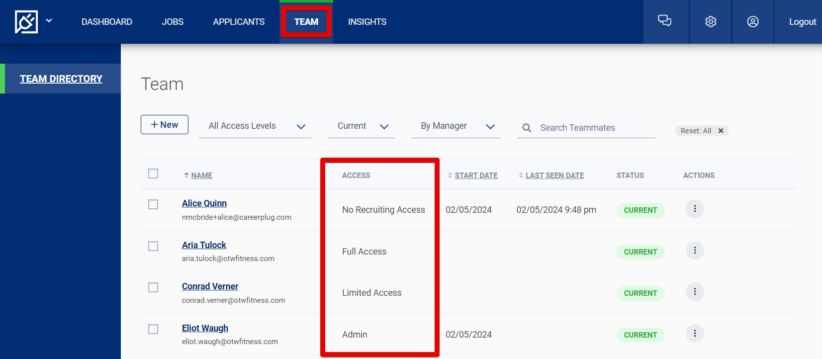 Transferring account ownership